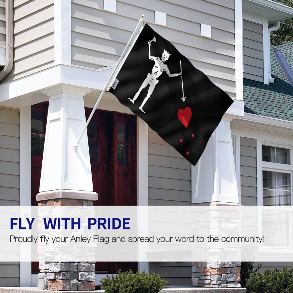 Fly Breeze 3x5 Foot Pirate Edward Teach Flag - Anley Flags