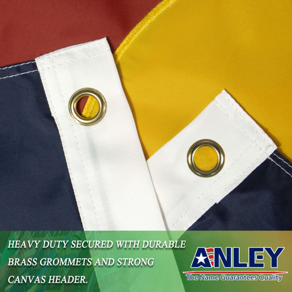 EverStrong Embroidered Colorado State Flag 3x5 Foot - Anley Flags