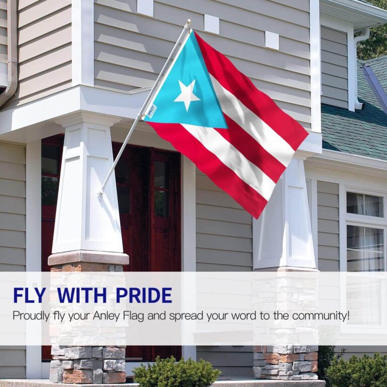 Fly Breeze 3x5 Foot Light Blue Puerto Rico Flag - Anley Flags