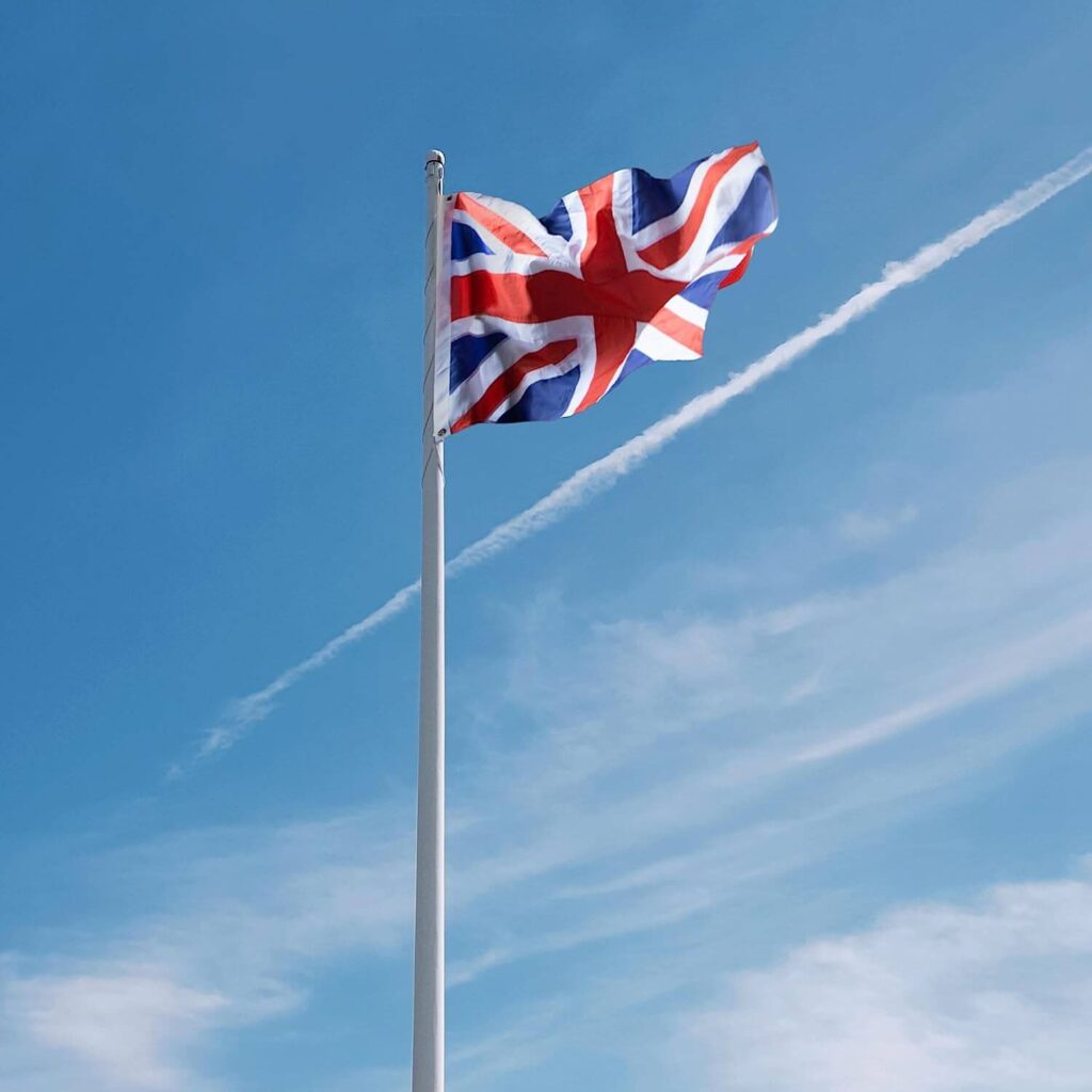 EverStrong Embroidered United Kingdom Flag 3x5 Foot