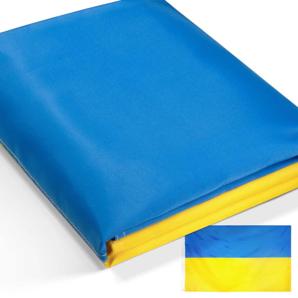 EverStrong Embroidered Ukraine Flag 3x5 Foot