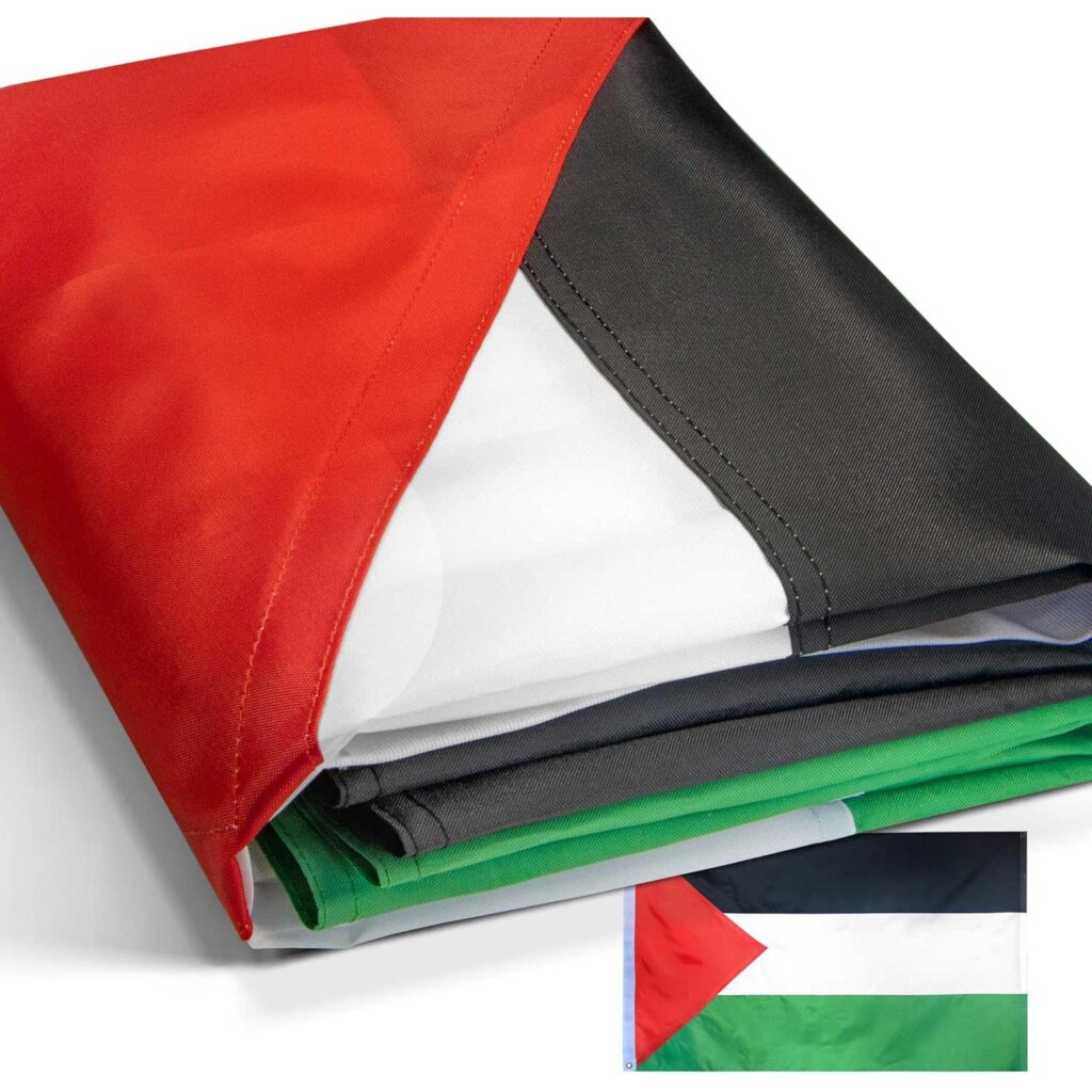 EverStrong Embroidered Palestine Flag 3x5 Foot
