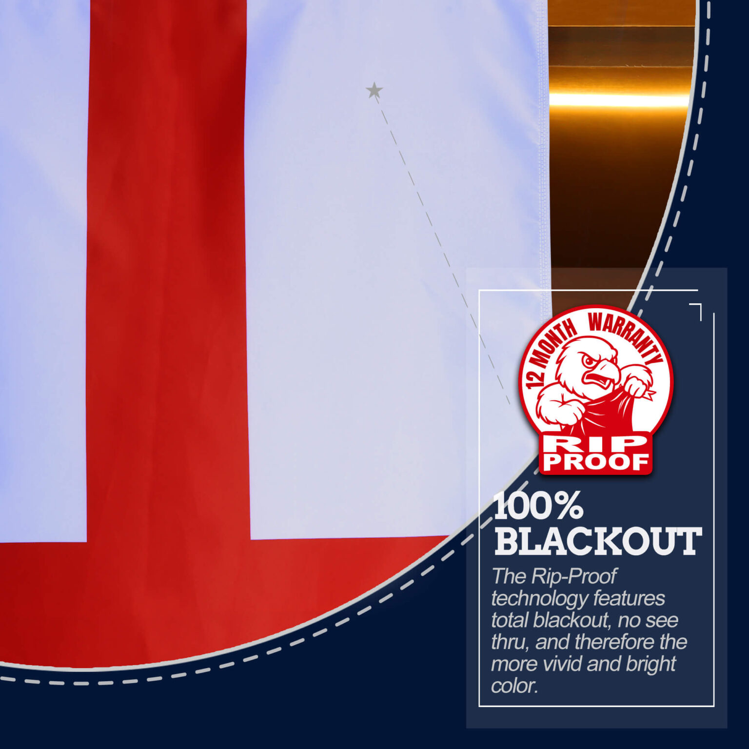 Rip-Proof Technology Double Sided 3-Ply England Flag 3×5 Foot