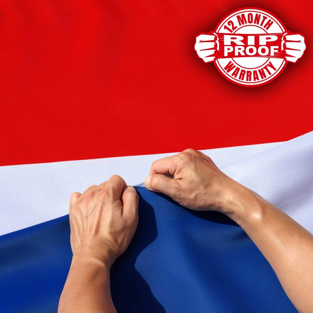 Rip-Proof Technology Double Sided 3-Ply Netherlands Flag 3×5 Foot