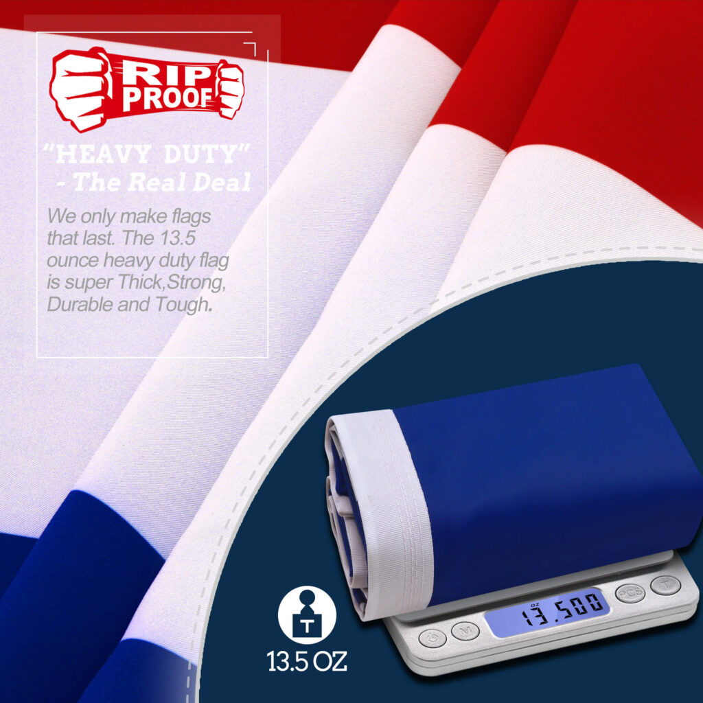 Rip-Proof Technology Double Sided 3-Ply Netherlands Flag 3×5 Foot