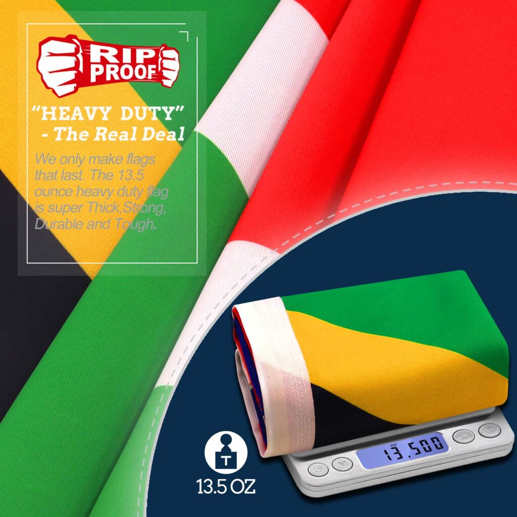 Rip-Proof Technology Double Sided 3-Ply South Africa Flag 3×5 Foot