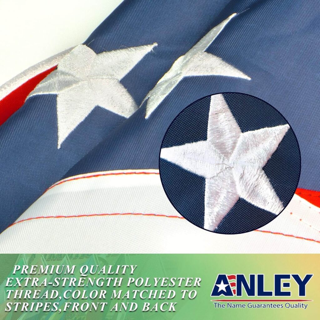 EverStrong Embroidered Ohio State Flag 3x5 Foot