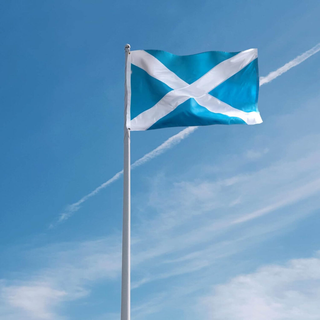 EverStrong Embroidered Scotland Flag 3x5 Foot