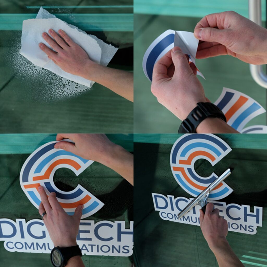 Custom Window Decals - Free Designer Service | Anley Flags