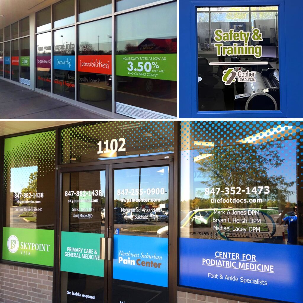 Custom Window Decals - Free Designer Service | Anley Flags