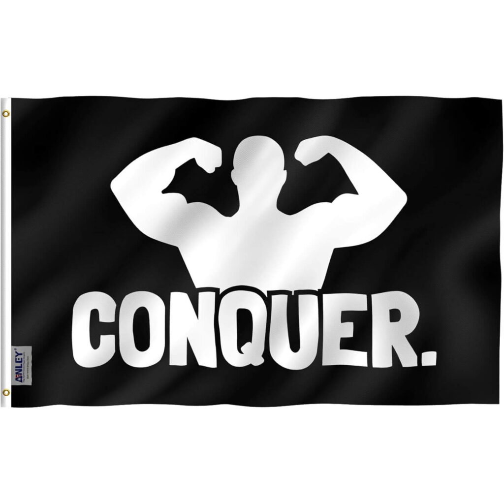 Fly Breeze 3x5 Foot Conquer Flag - Anley Flags