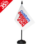 Custom Desk Flag Set - Personalized Desk Flag - Anley Flags