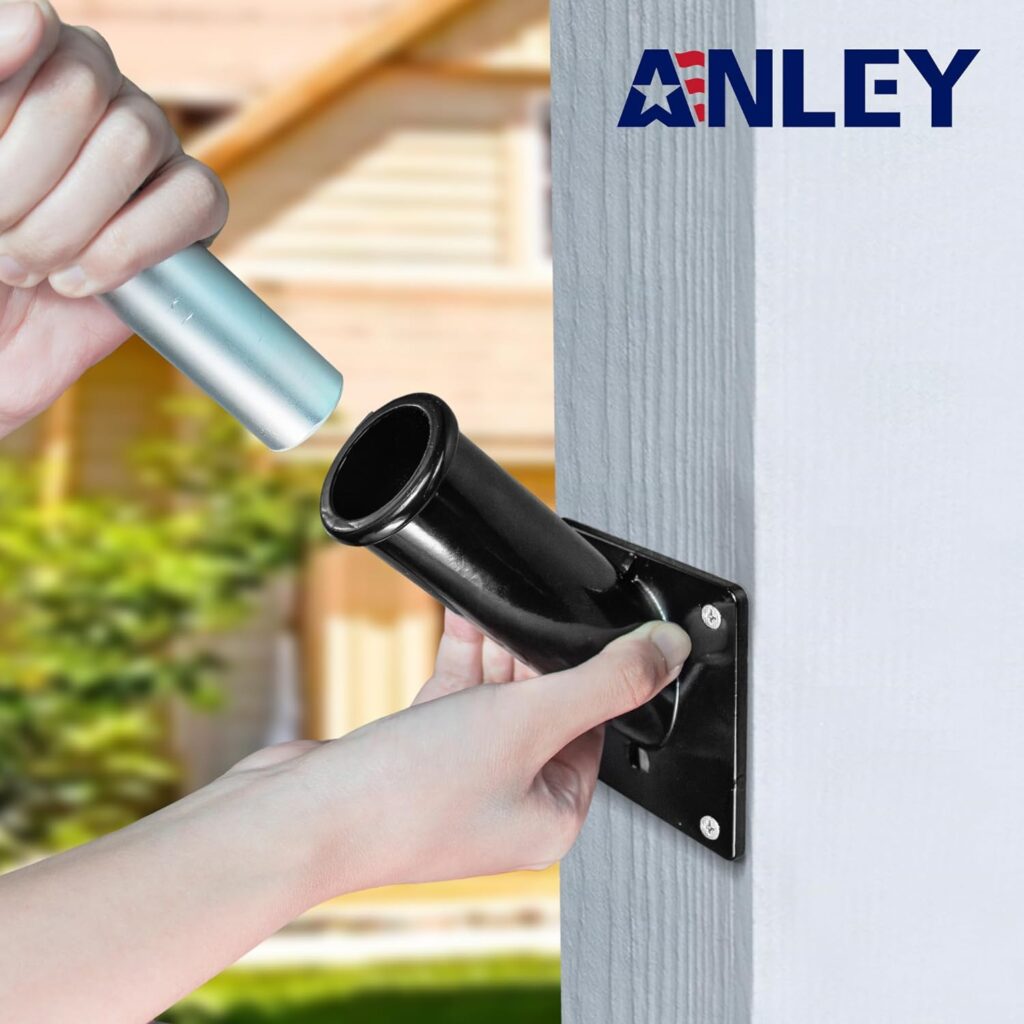 Aluminum Flagpole Mounting Bracket at Anley Flags