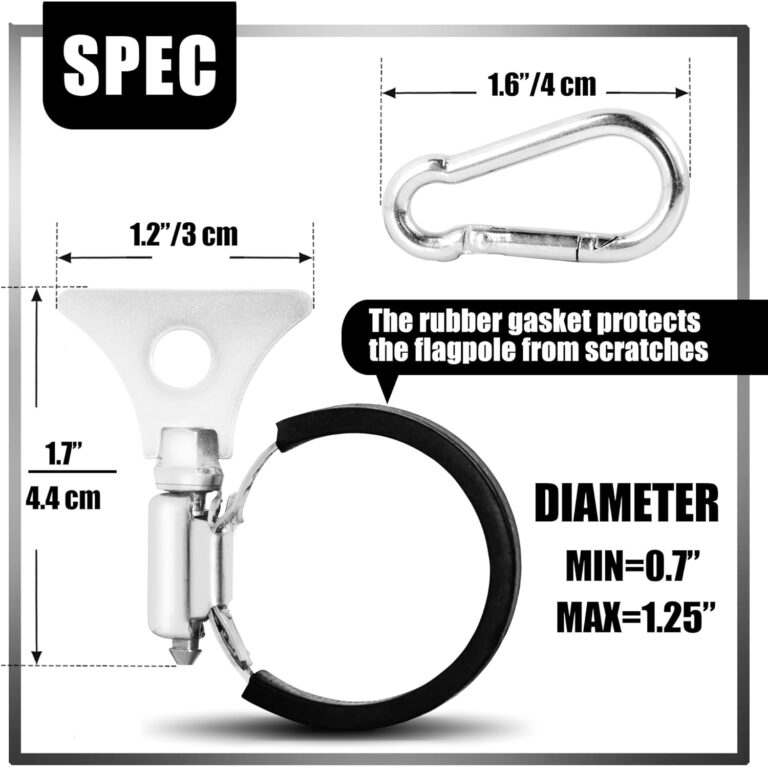 Flagpole Clamp and Clip Kit- Anley Flags