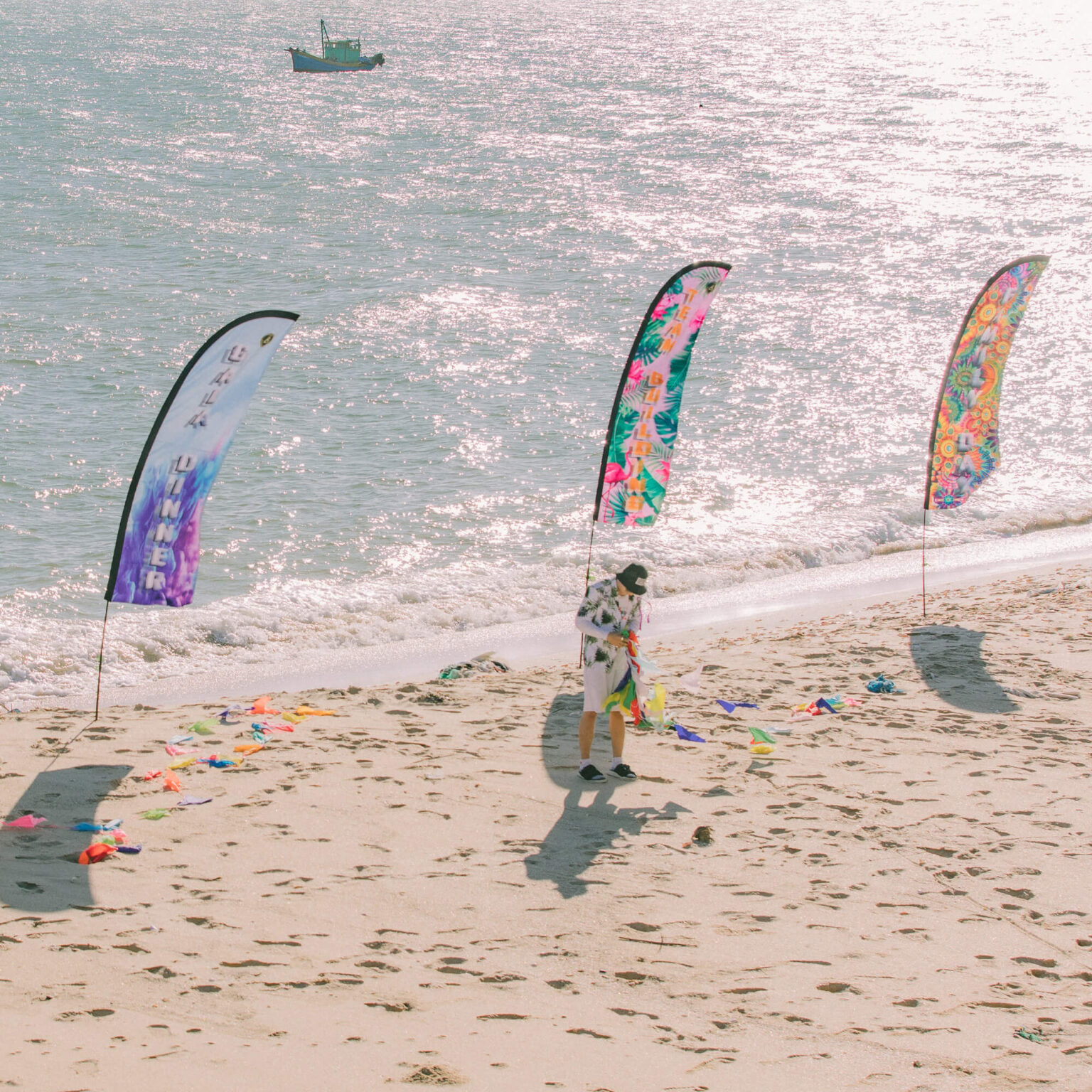 Feather Flagpole Set (Flagpole ONLY) - Anley Flags