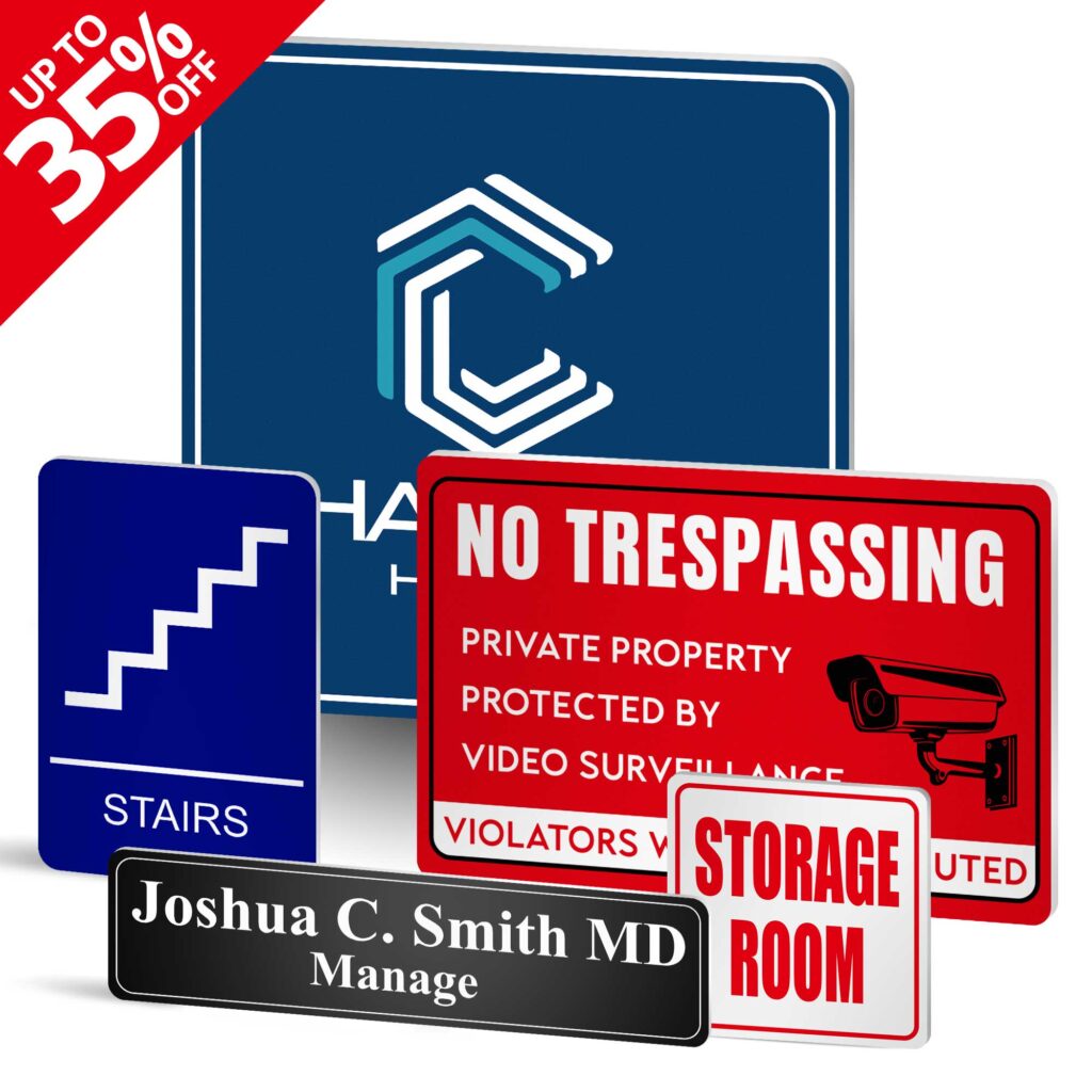 Custom Plastic Signs