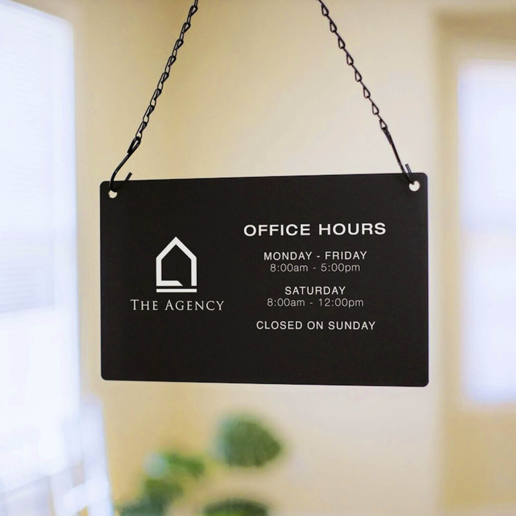 Custom Plastic Signs