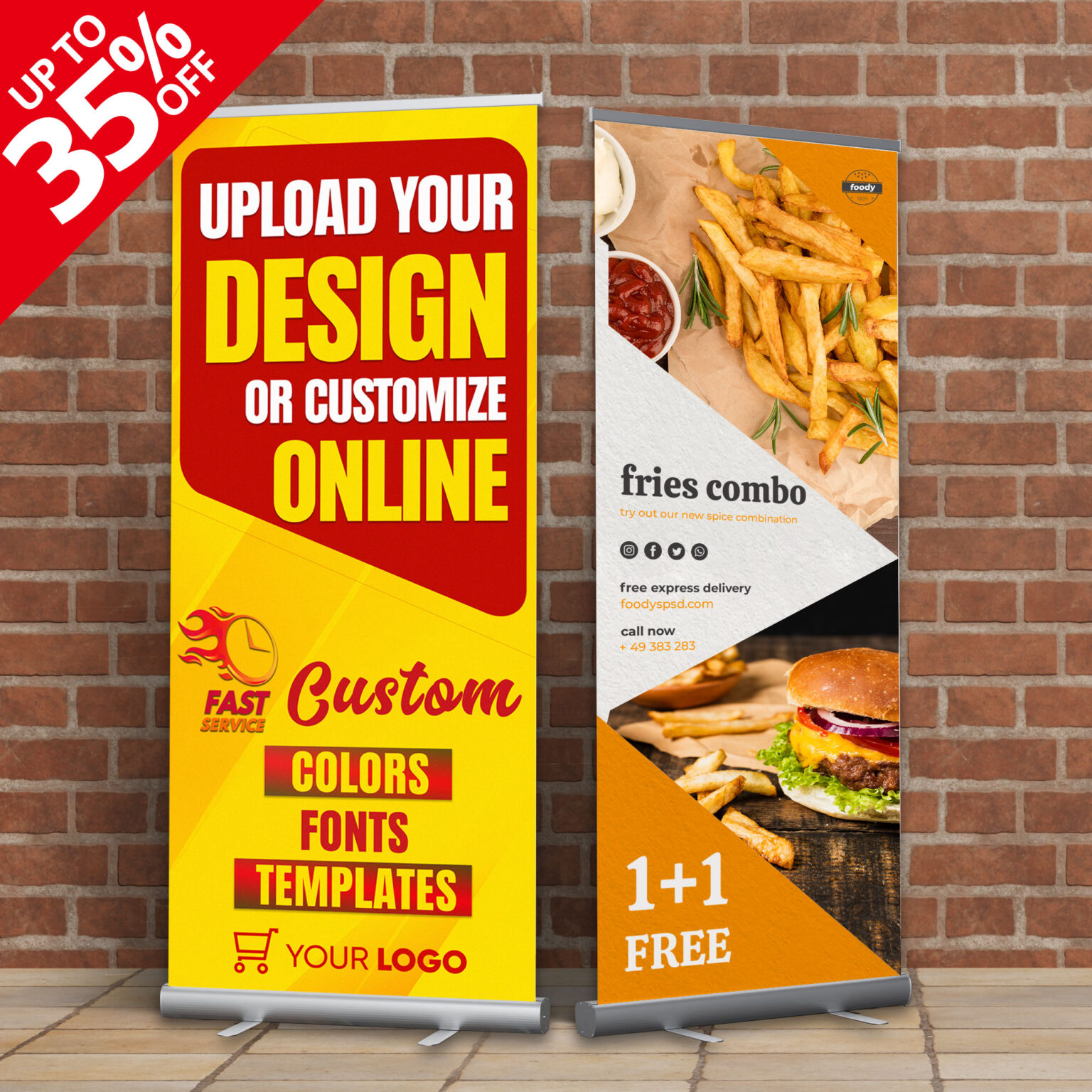 Custom Retractable Banners - Roll-Up Displays for Events