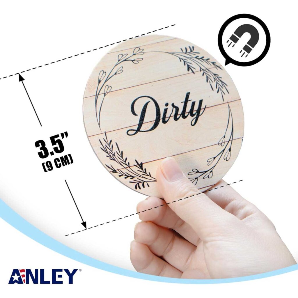 Double Sided Clean/Dirty Magnet - Anley Flags